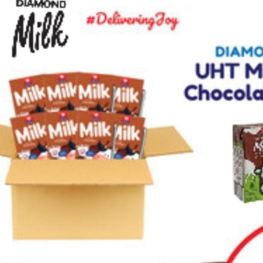 Jual Susu Diamond 125 Ml 1 Dus Susu Uht Full Cream Coklat Strawberry Honey | Shopee Indonesia