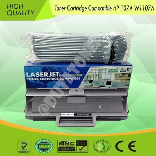 Jual Toner cartridge Compatible 107a w1107a HP-M107 M135 M137 with Chip ...