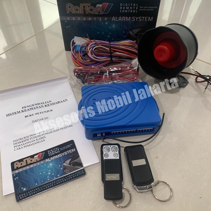 Jual CAR ALARM MOBIL INNOVA ANTI MALING RAITON REMOT SLIDING UNIVERSAL ...