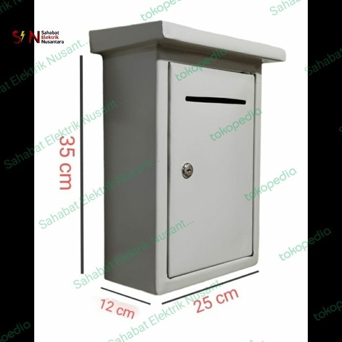Jual kotak amal box yimpanan surat mail box outdoor besi | Shopee Indonesia