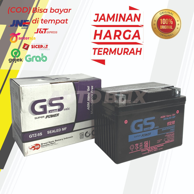 Jual Aki Motor Honda Verza 150 GS GTZ5S | Shopee Indonesia