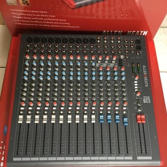 Jual MIXER AUDIO ALLEN&HEATH ZED18 FX GRADE A ALLEN HEATH ZED 18 ...
