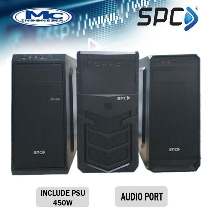 Jual Komponen Komputer Casing Cpu Komputer Spc + Psu 450W | Shopee ...