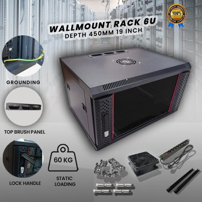Jual Komponen Komputer Wallmount Rack 6U / Rack Server 6U | Shopee ...