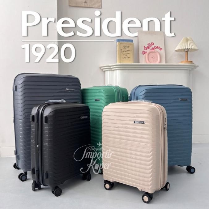 Jual KOPER PRESIDENT ORIGINAL 1918 SERIES 20 24 28 INCH TSA LOCK ...
