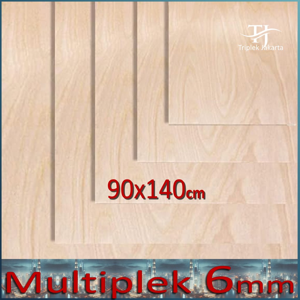 Jual Multiplek/Triplek 6mm 90x140 cm ISI 2 LEMBAR | Shopee Indonesia