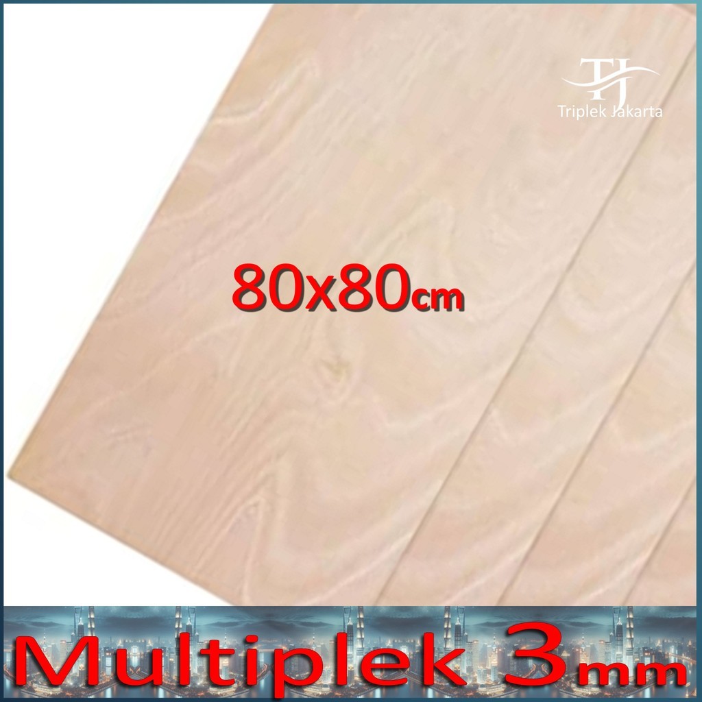 Jual Triplek 3mm 80x80 cm ( Multiplek 3 mm | 80x80cm | 80 x 80 cm ...