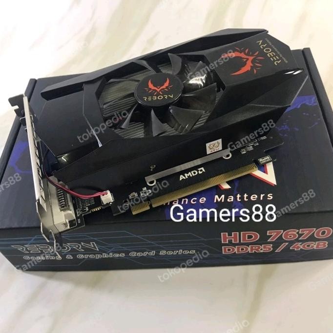 Jual Vga Card Ati Radeon Amd 7670 4Gb Ddr5 128 Bit Pcie Baru!! | Shopee ...