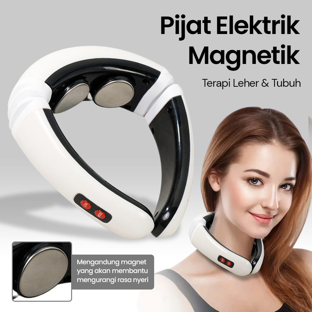 Jual Alat Pijat Elektrik Magnetik Cervical Vertebra Terapi Leher dan ...
