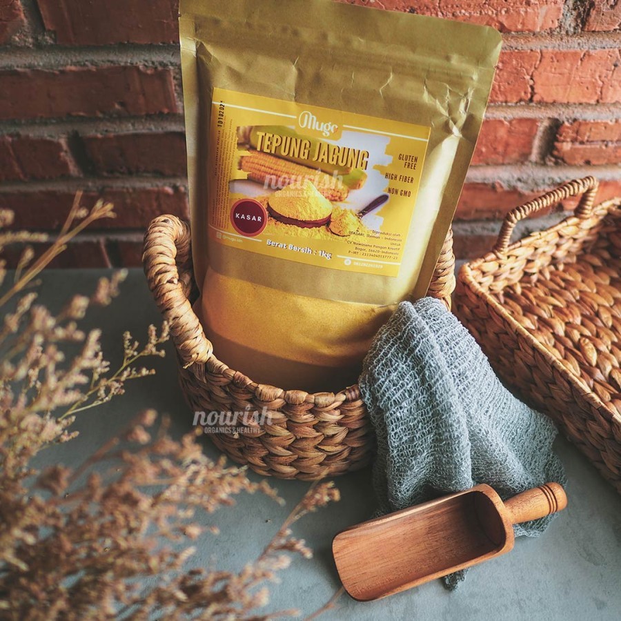 Jual Mugo Tepung Jagung (polenta coarse) 1kg Non GMO | Shopee Indonesia
