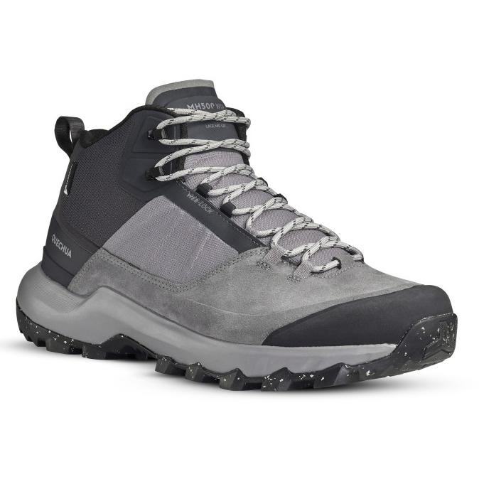 Jual Decathlon Quechua Sepatu Mendaki Pria - Mh500 Mid -Abu - 8618769 ...