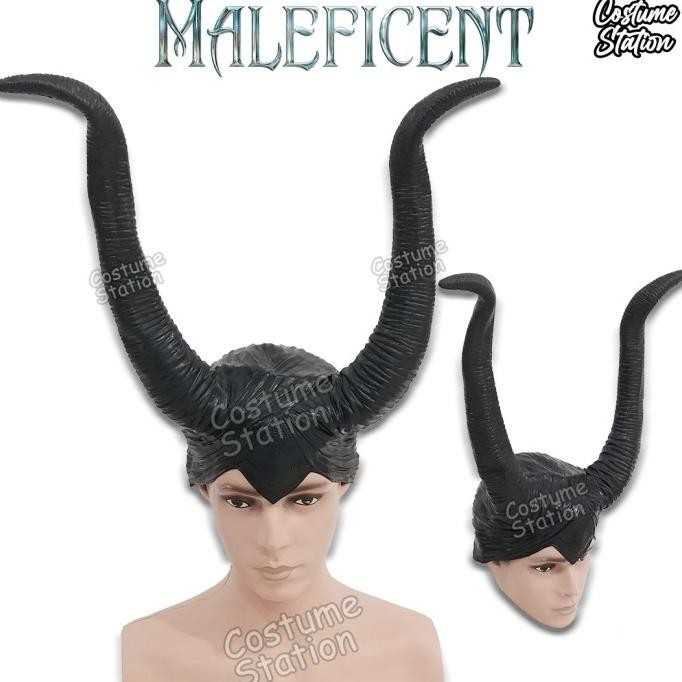 Jual Topeng Maleficent Horns / Devil Mask Tanduk Iblis Setan Halloween ...