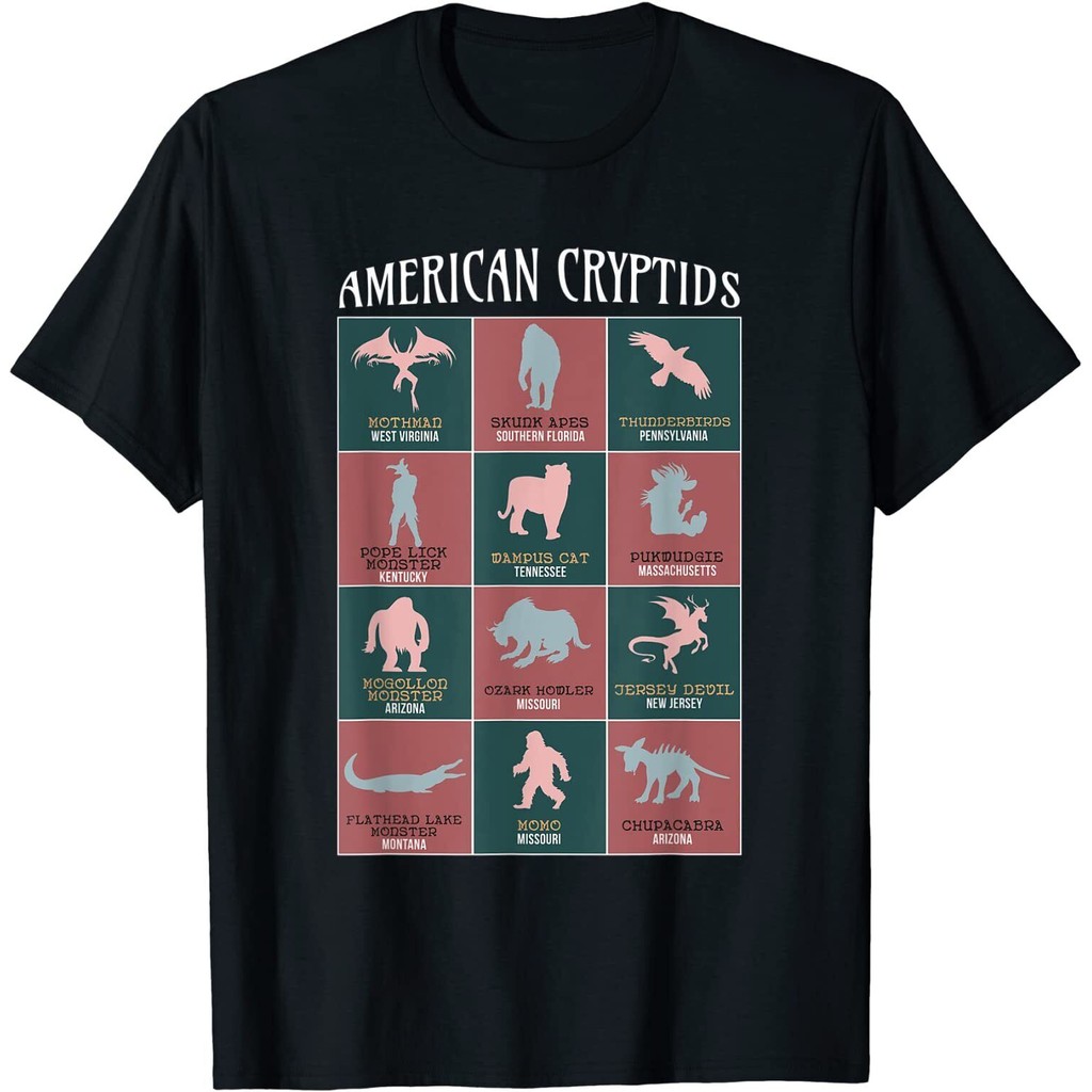 Jual Peta Cerita Rakyat Bigfoot Mothman Grafik Cryptids T Men Amerika ...