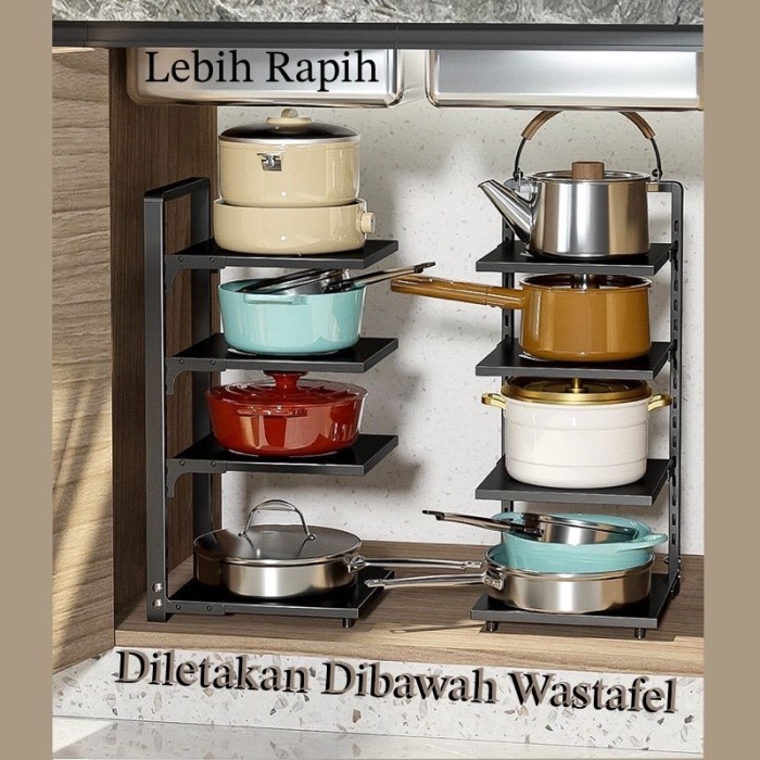 Jual Royalstar Rak Panci Rak Peralatan Dapur Susun Rak Bawah Wastafel ...