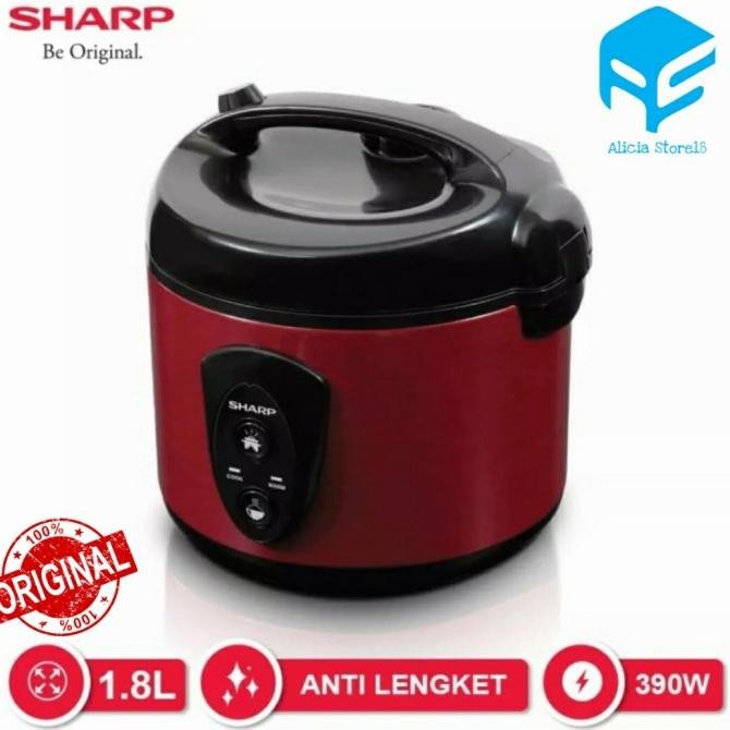Jual Sharp Rice Cooker Ksn18Mg Ks N18Mg Ks-N18Mg-Rd/Sl Penanak Nasi 1 ...