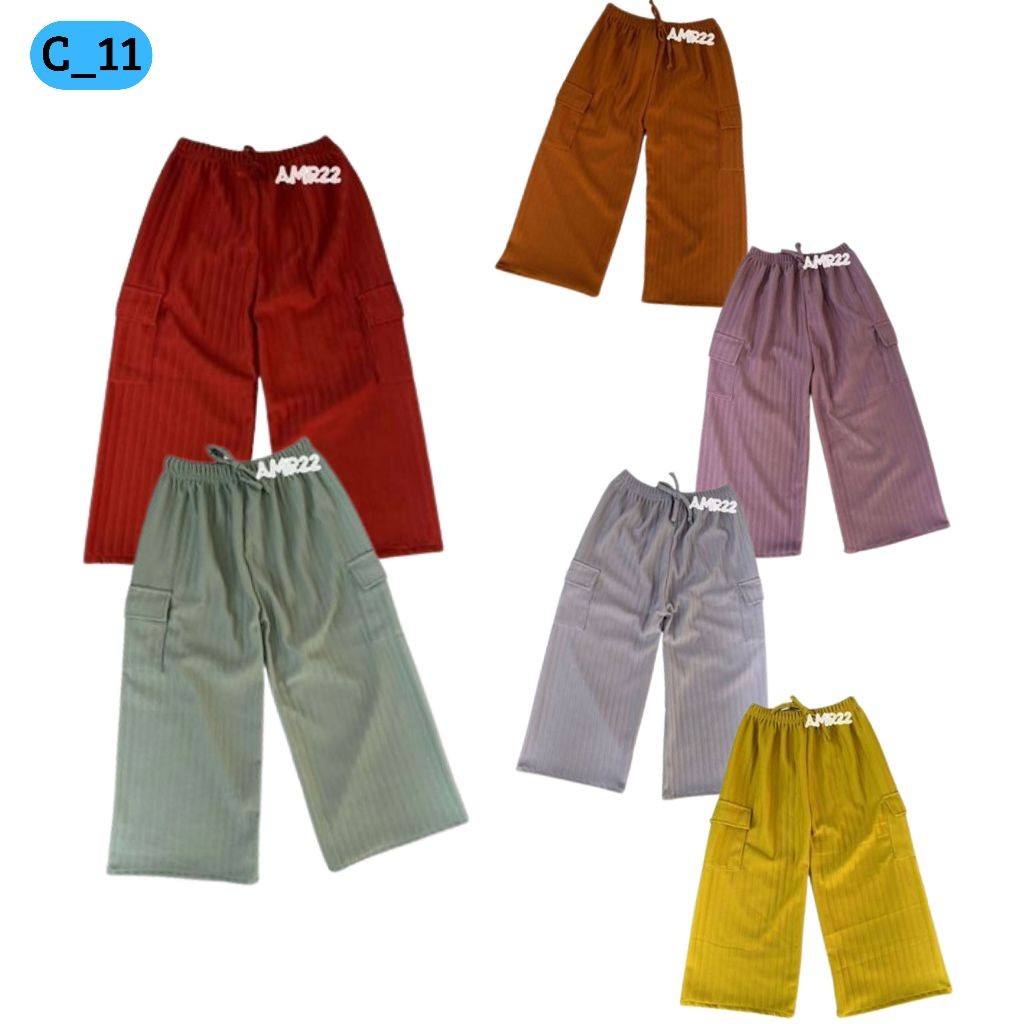 Jual Celana Pants Cargo Anak Perempuan 3,5(Tiga Setengah Tahun) Sampai-12 Tahun / Kulot Anak ...