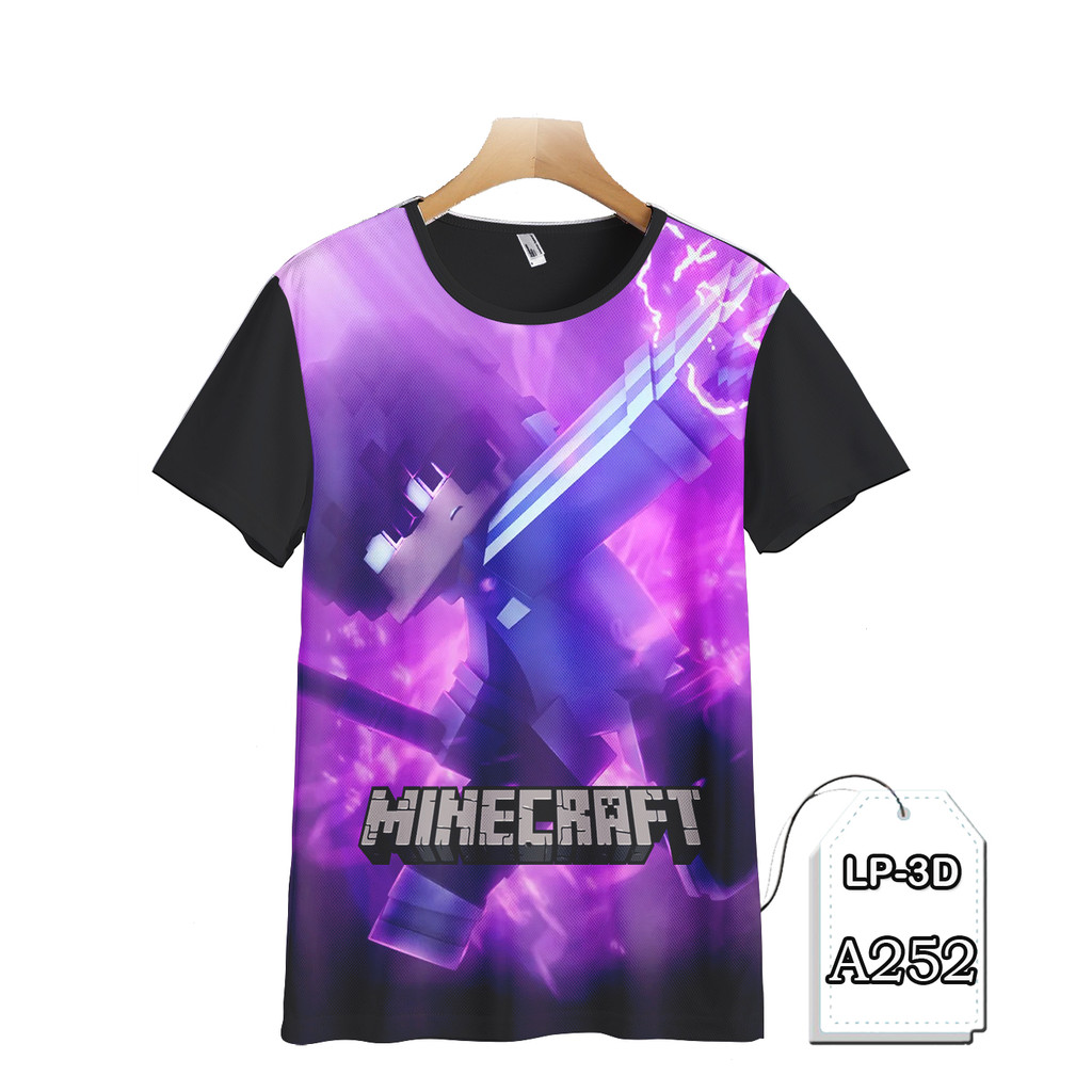 Jual Baju Minecraft Baju Anak dan Dewasa 3D Game Animasi LP3D-A252 ...