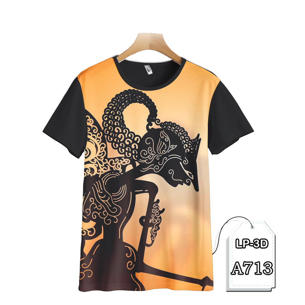 Jual Baju Wayang Kulit Kaos Anak dan Dewasa dan Dewasa Printing 3D LP3D ...