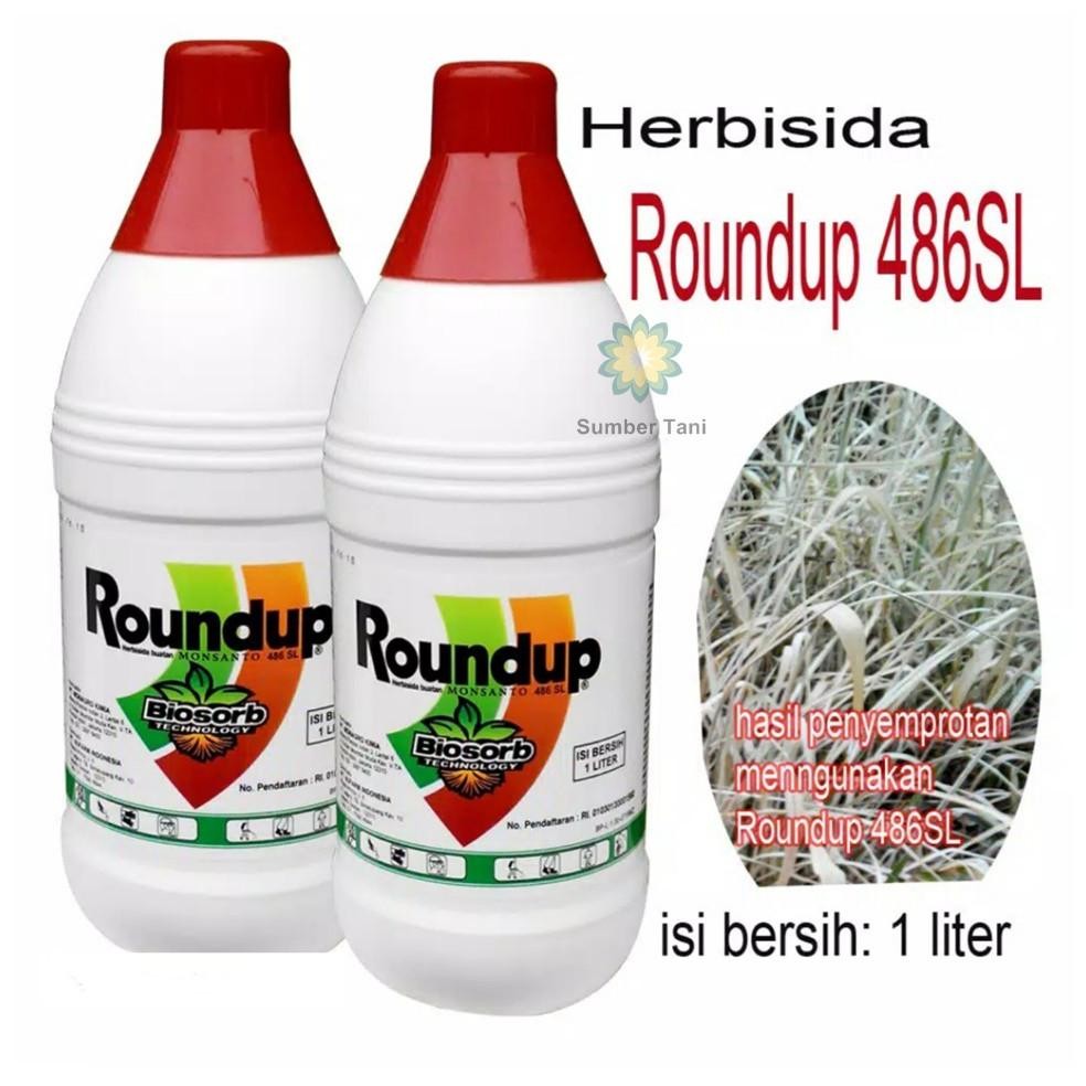 Jual Viral Best Obat Rumput Roundup 1 Liter Obat Pengendali Gulma ...