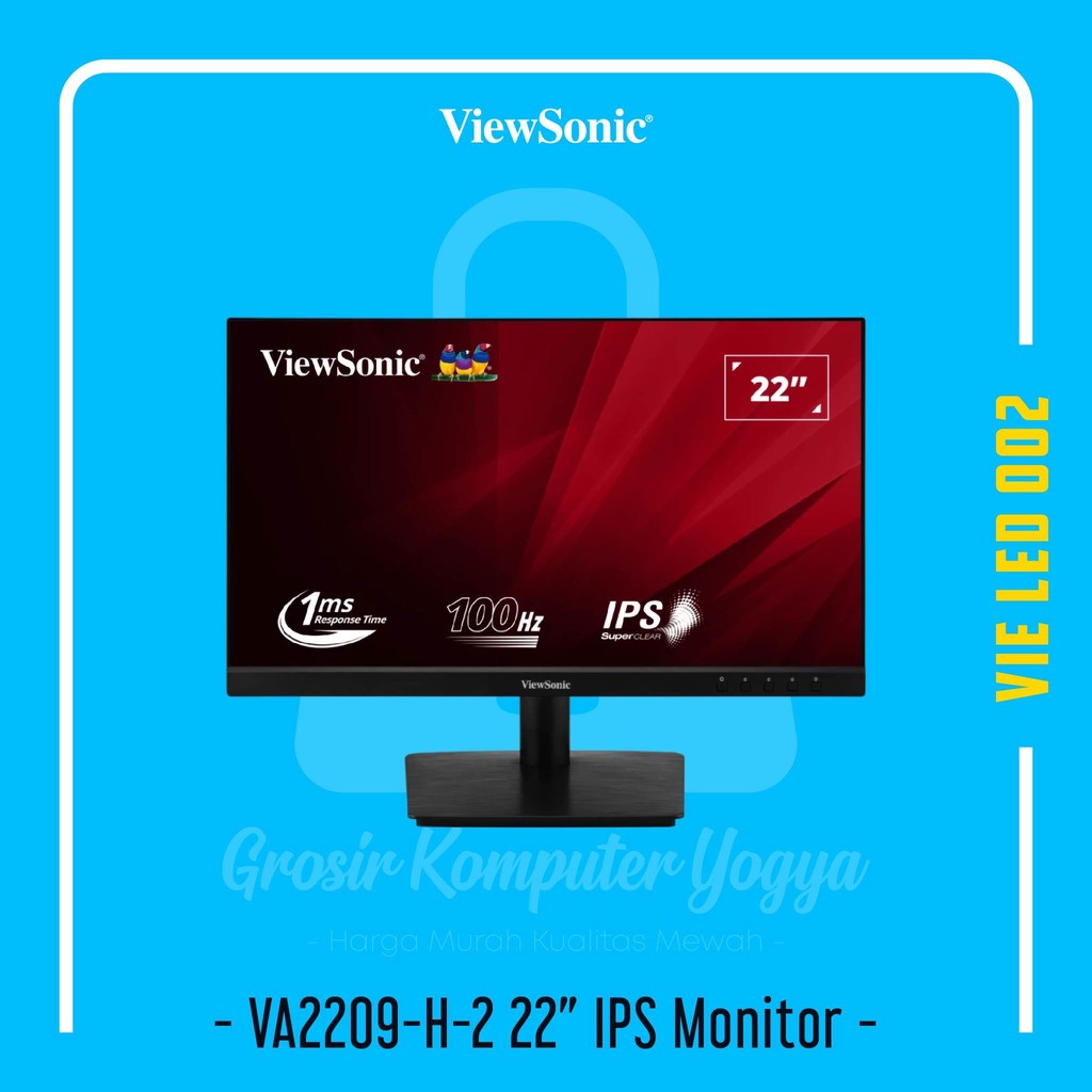Jual ViewSonic VA2209-H-2 22" Full HD 1080P 100Hz 1ms SuperClear IPS ...