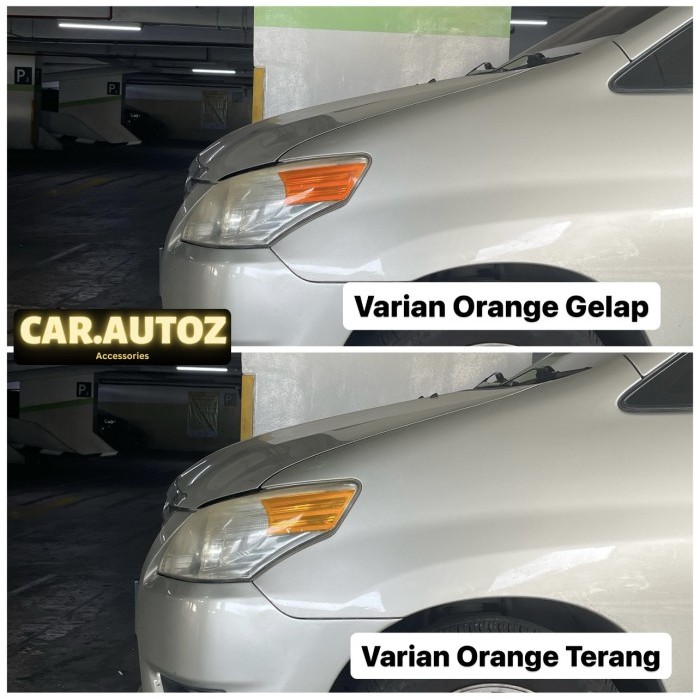 Jual STICKER SIDE MARKER ORANGE LAMPU DEPAN KIJANG INNOVA BARONG ...
