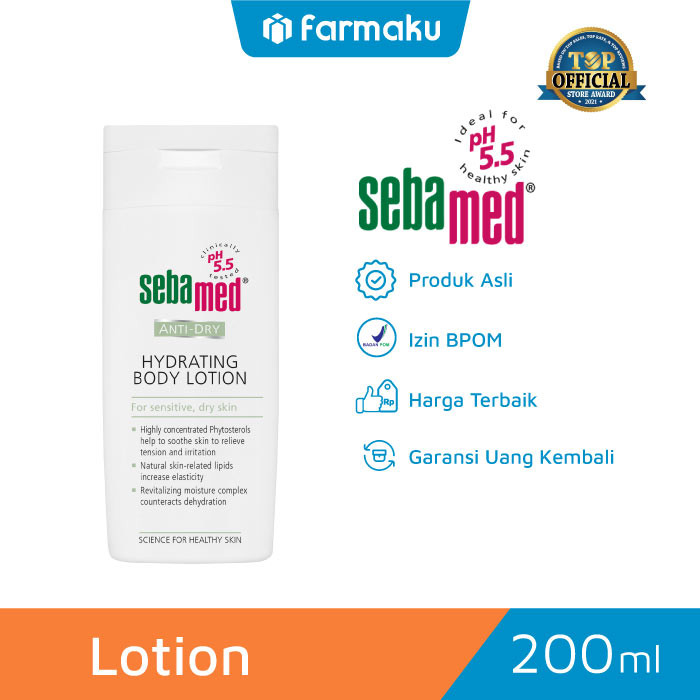Jual Sebamed Body Lotion Anti Dry Hydrating Botol 200 ml | Shopee Indonesia