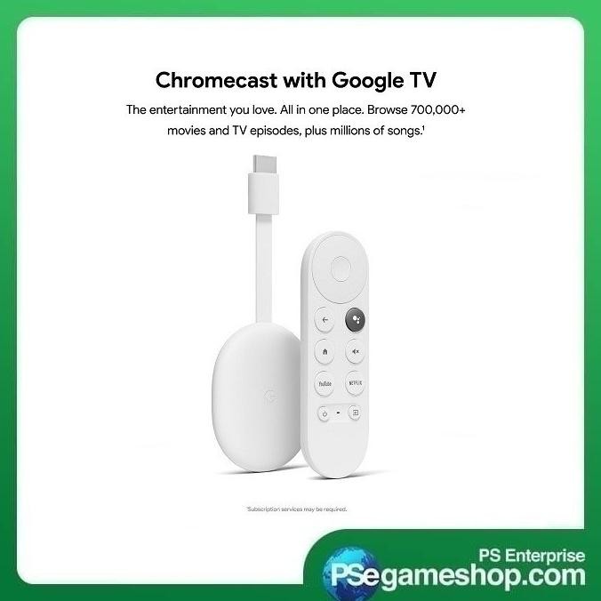 Jual Google Chromecast with Google TV | Shopee Indonesia
