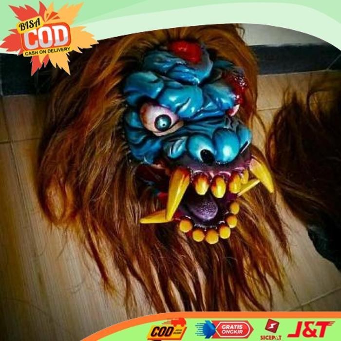 Jual BEST PRODUK COLLIEXIJAYA TOPENG GEDRUK MIKA / TOPENG BUTO GEDRUK ...