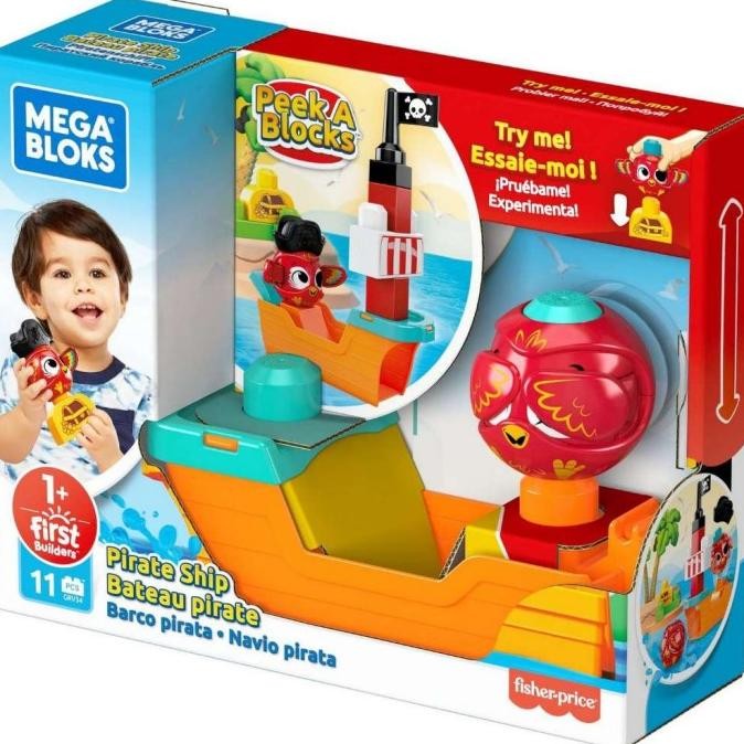 Jual Mega Bloks First Builders Pirate Ship [ Tonylo ] | Shopee Indonesia