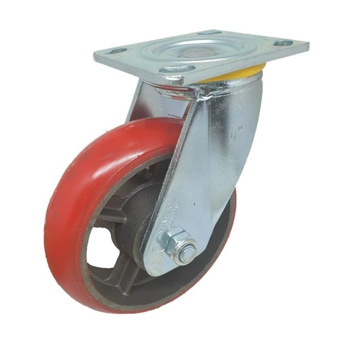 Jual Roda Pu Cast Iron Racing Vintech Germany 6 Inch Hidup. !! Ready ...