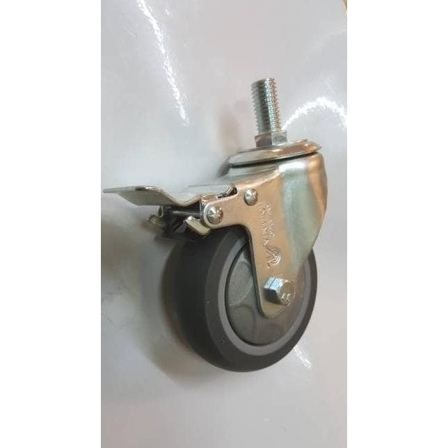 Jual Roda Karet Tpr Medium Duty Vintech Germany 4" Drat Rem !! Ready ...