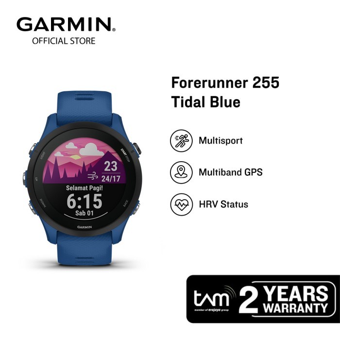 Jual Produk Ready Garmin Forerunner 255 - Tidal Blue | Shopee Indonesia