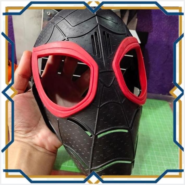 Jual [R28] TOPENG MARVEL SPIDER MAN MASK INTO THE SPIDER-VERSE MILES ...