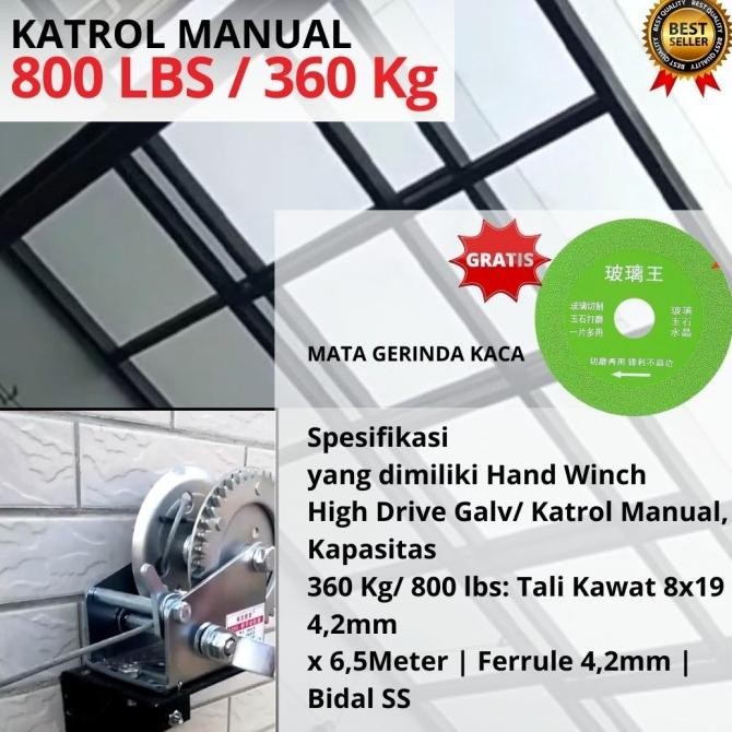 Jual Katrol 1 Set Kanopi Kaca Sliding Geser Buka Tutup Canopy Tempred ...