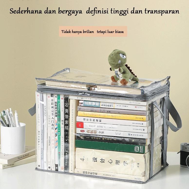 Jual Special Promo Tas Penyimpanan Buku Transparan Kantong Lipat ...