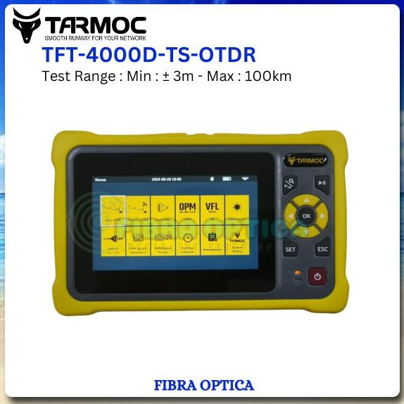 Jual TARMOC TFT-4000D-TS-OTDR | FIBER OPTIC TOUCH SCREEN OTDR 1310 ...