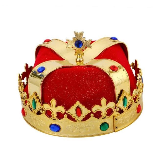 Jual SDF kings Crown mahkota raja kostum halloween 4 TERLARIS | Shopee ...