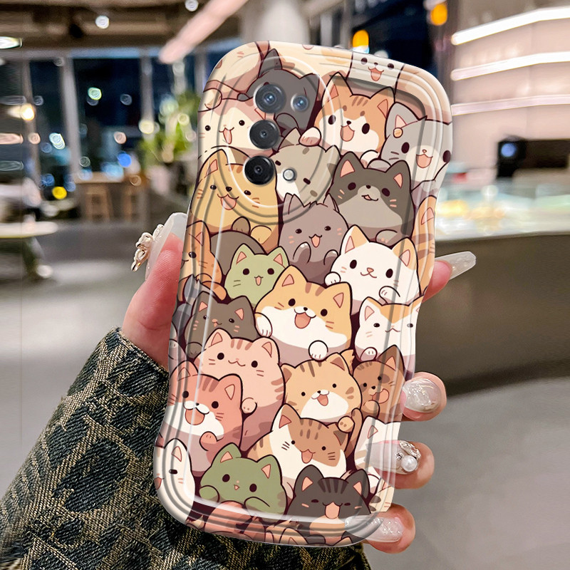 Jual Casing Hp Untuk OPPO A54 5G A74 5G Case HP pola kucing cantik ...