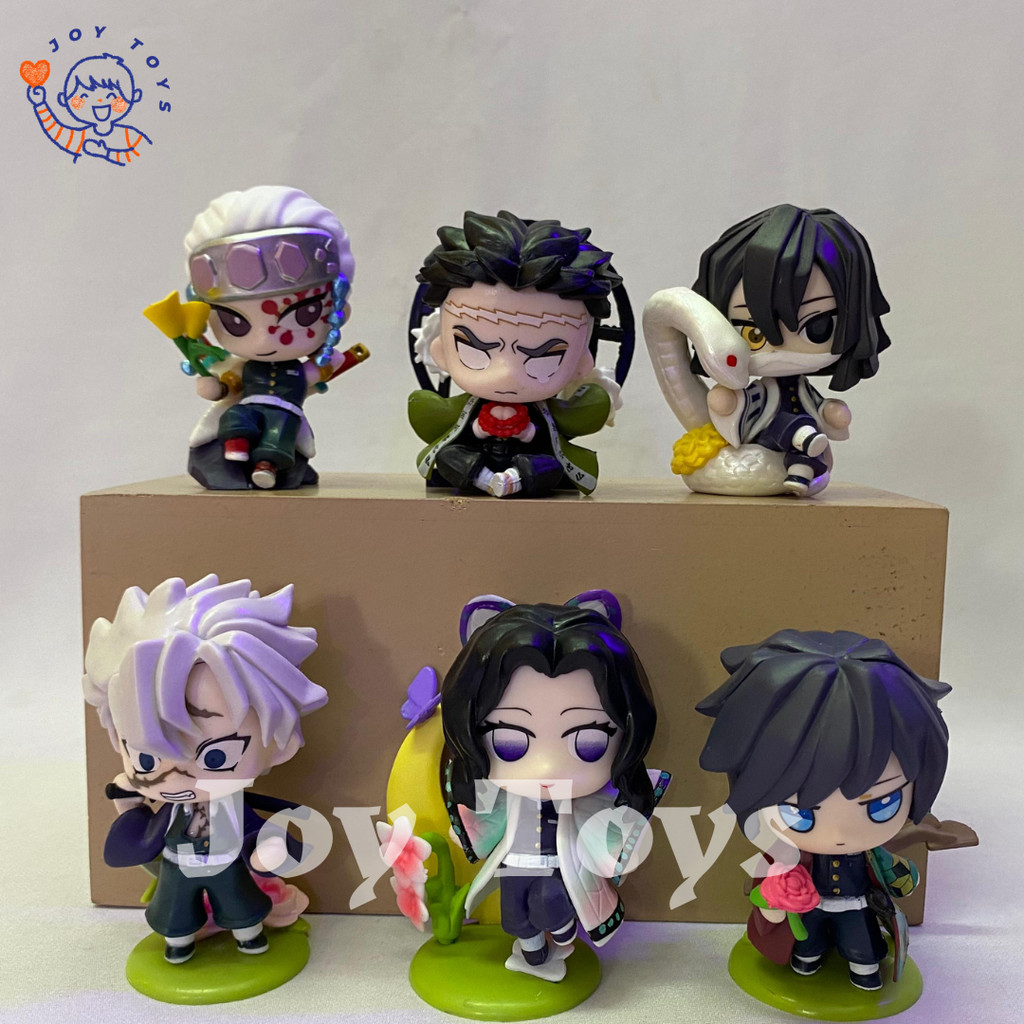Jual DEMON SLAYER HASHIRA CHIBI 6 PCS 236 ANIME FIGURE TOYS | Shopee ...