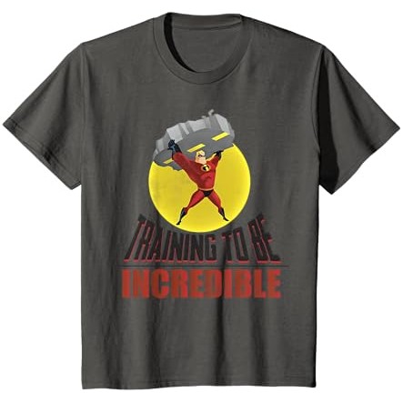 Jual Kaos Logo Disney Pixar The Incredibles Training To Be Incredible ...