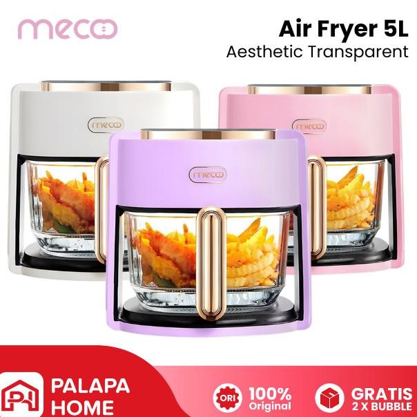 Jual Mecoo Air Fryer Transparan Airfryer Meco Low Watt Mecco Frayer Friyer | Shopee Indonesia