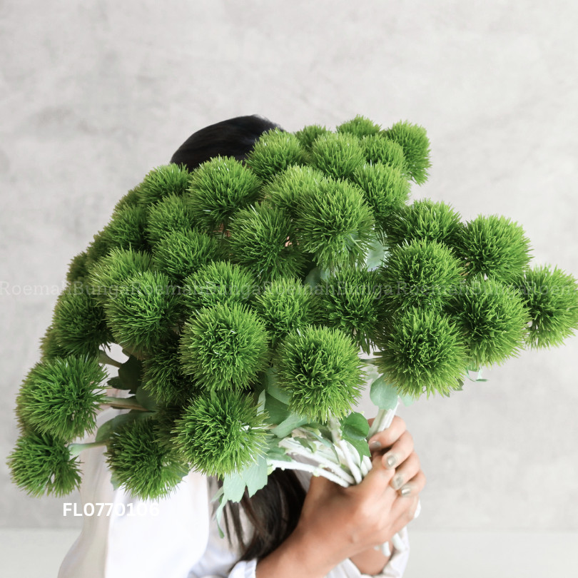 Jual Dianthus Pompom Balls Real Touch Artificial / Bunga Artifisial ...