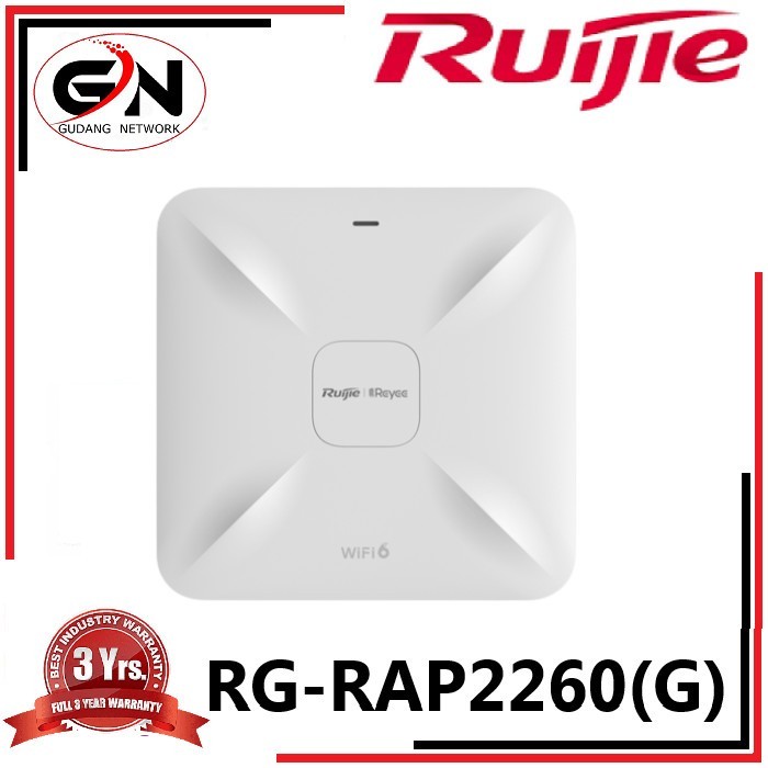Jual RAP 2260G WI-FI 6 DUAL BAND CEILING MOUNT ACCESS POINT RG-RAP2260G ...