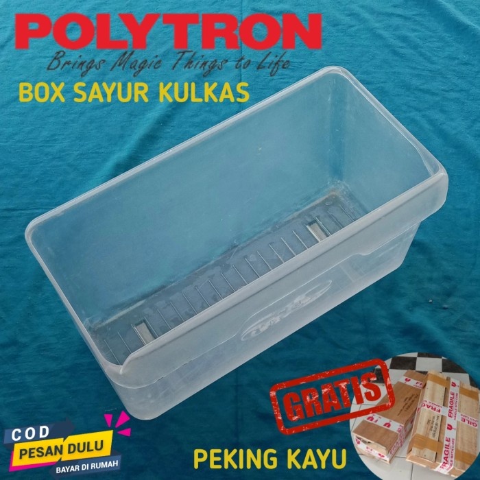Jual RAK BOX SAYUR DAN BUAH KULKAS POLYTRON 1 PINTU ISOCOOL | Shopee ...