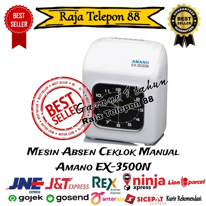 Jual Mesin Absen Manual Amano EX 3500N - Absensi Ceklok | Shopee Indonesia