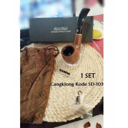 Jual [JENJENG] Pipa Cangklong Padud ala Sherlock Holmes Model 2 warna ...