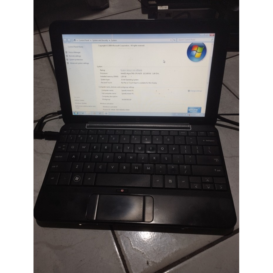Jual LAPTOP HP Mini 1000 - N270 @CPU 1.60Ghz Atom Processor 10" Screen Size | Shopee Indonesia