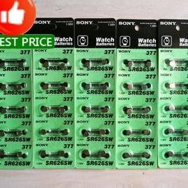 Jual WBS Baterai Sony SR 626 377 Jam Tangan Kancing SR377 SR626 LR 626 ...