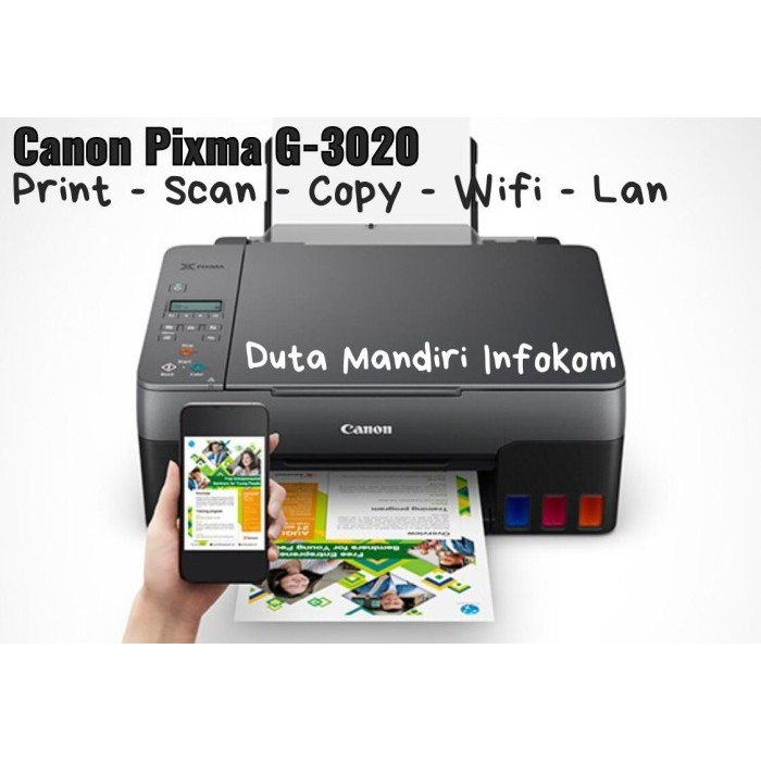 Jual Printer Inkjet Canon PIXMA G3020 Ink Tank system - All-In-One ...