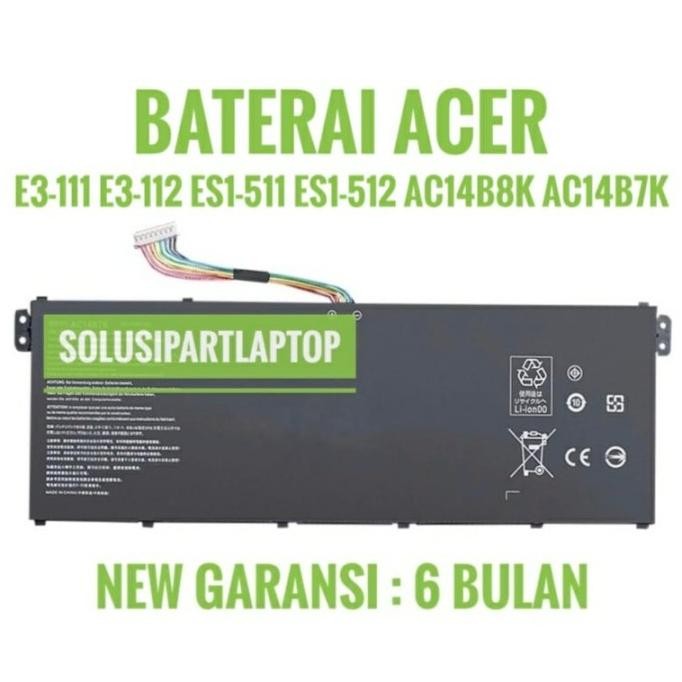 Jual Baterai Acer E3-111 Nitro 5 An515-51 Ac14B8K Ac14B7K High Baru ...